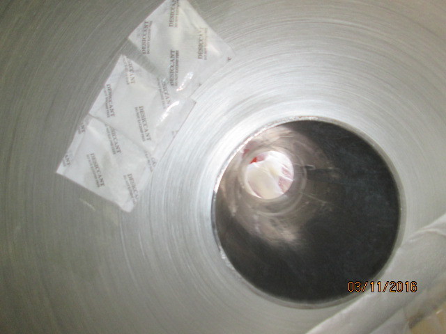 Golden epoxy 1000 hours coated aluminium fin stock in heat exchanger ...